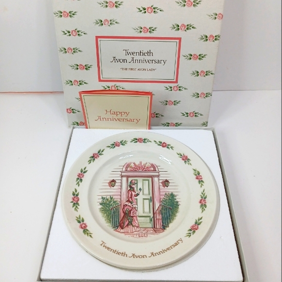 Avon | Other | Avon 2th Anniversary Collectors Plate The First Avon ...